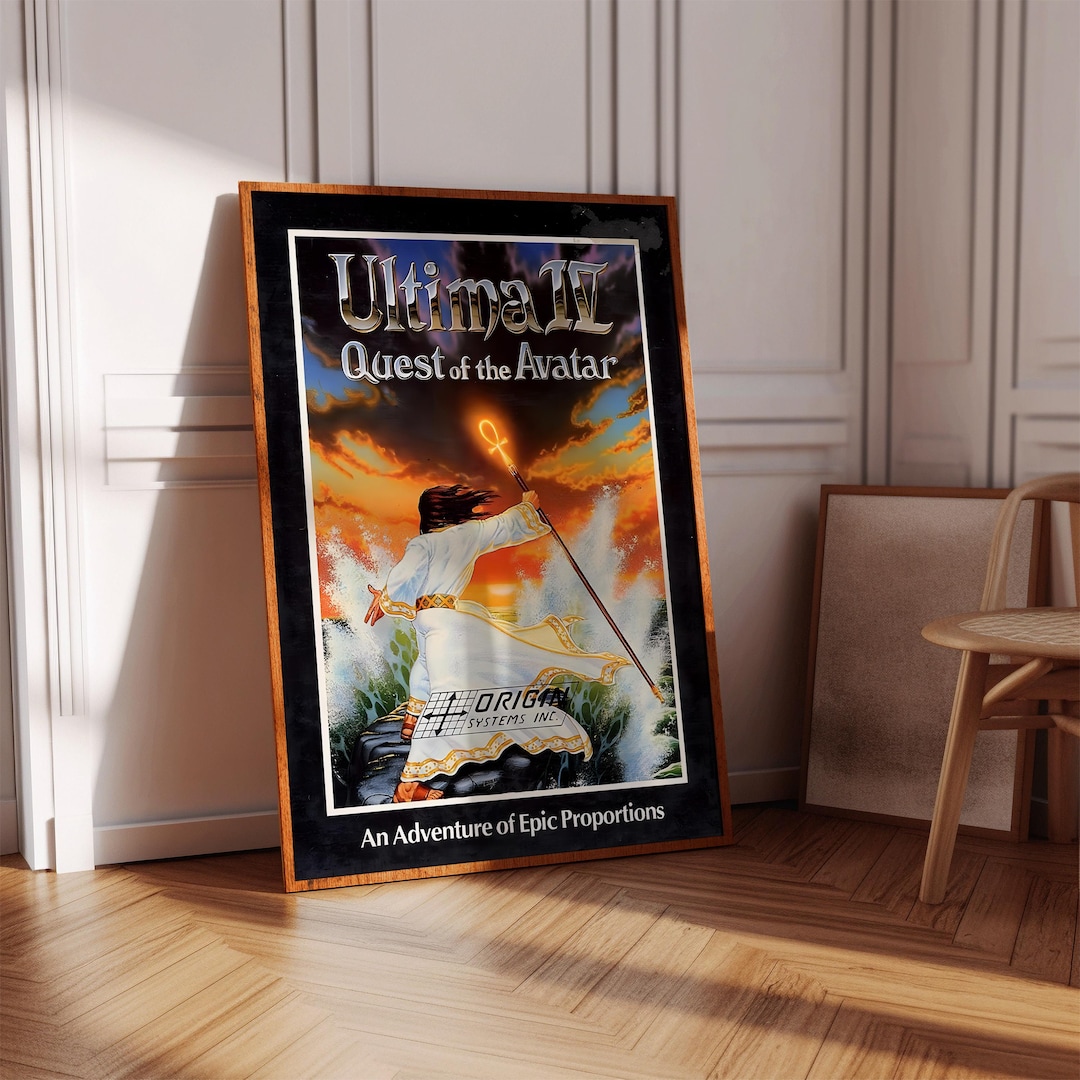 Ultima 4 Quest of the Avatar Poster Print | Gaming Poster | Gaming ...