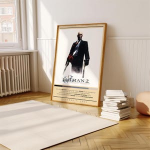 Hitman 2 Silent Assassin Poster Print | Gaming Poster | 3 Colors ...
