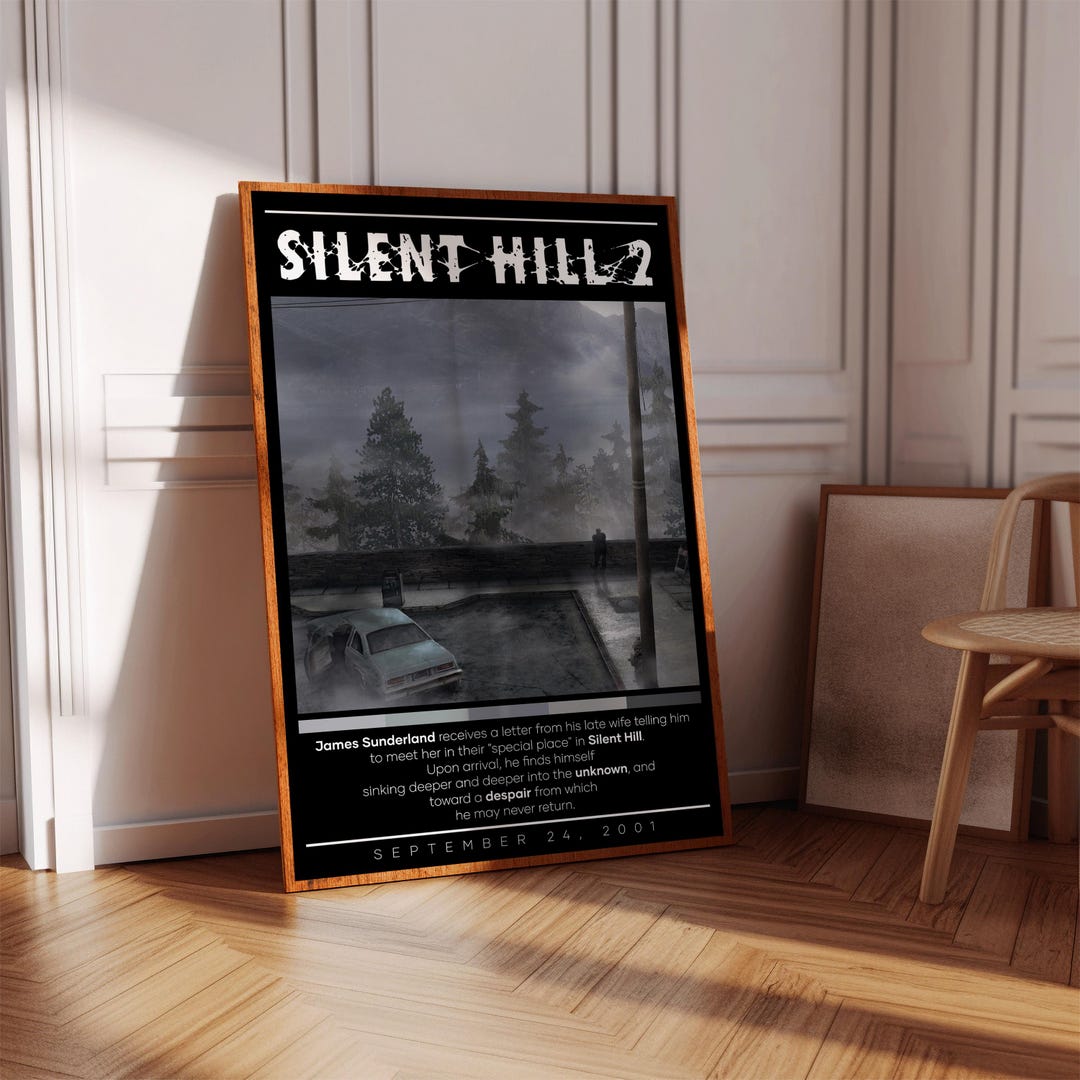 Silent Hill 2 Poster Print | Gaming Poster | 3 Colors | Gaming Decor ...