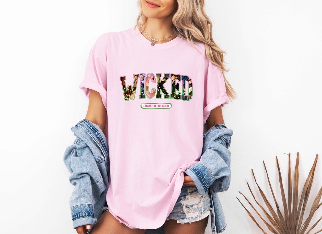 Wicked Changed for Good Comfort Colors Shirt, Defy Gravity Broomstick ...