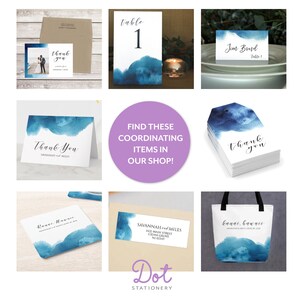 Watercolor Blue Ocean Welcome Sign Template, Editable Sign, Printable ...