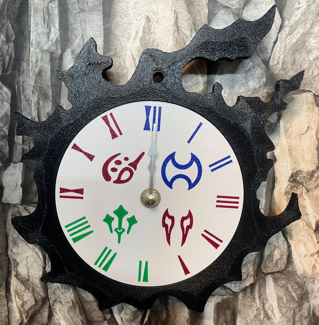 Final Fantasy 14 Clock , Final Fantasy XIV, Clock, 3D Clock, Custom ...