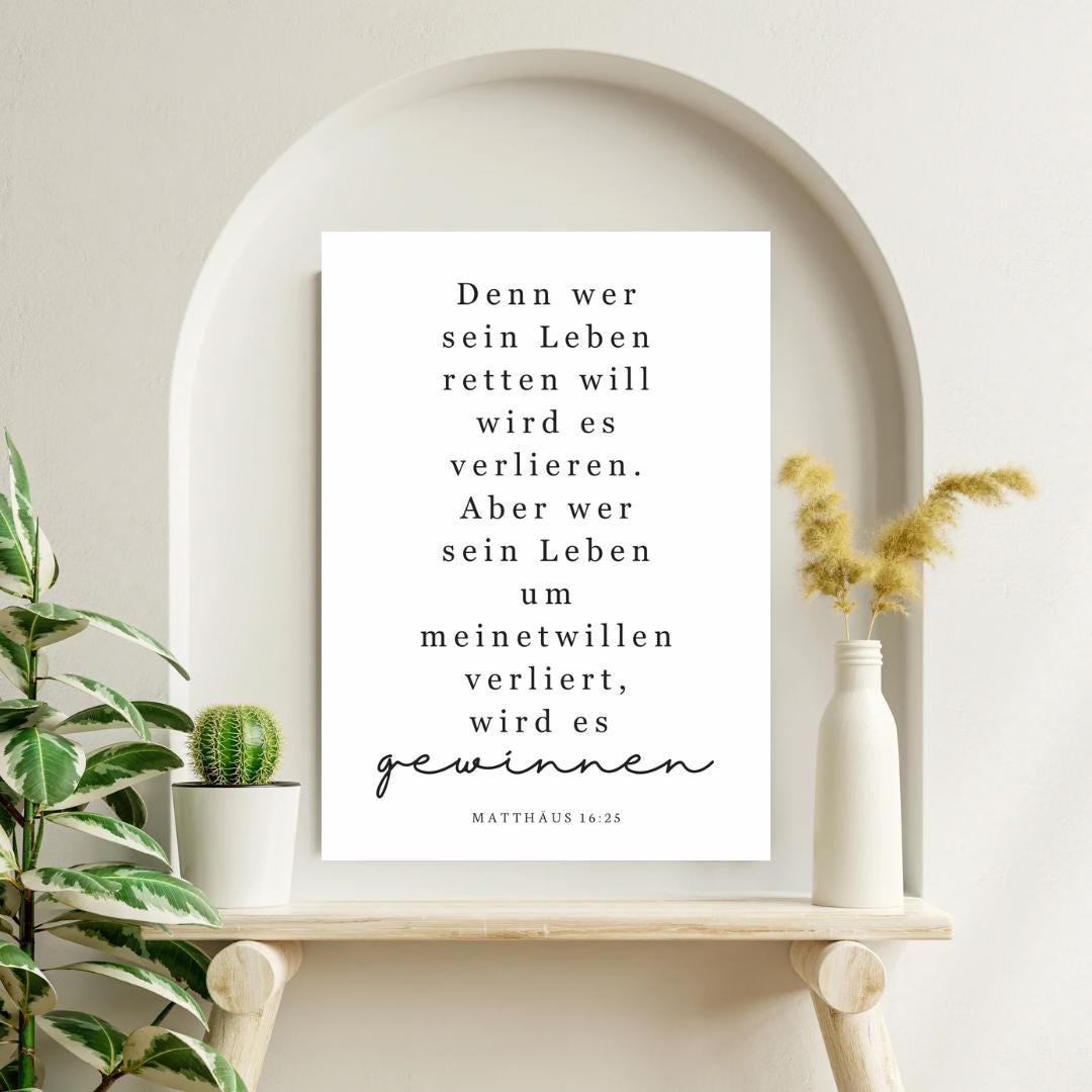 Bible Verse Poster Christian Wall Art Encouragement Pray Faith ...
