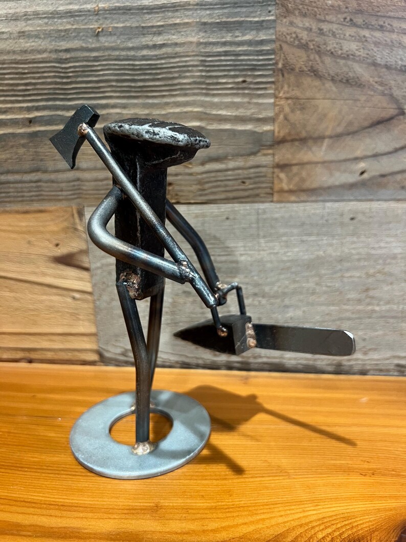 Railroad Spike Lumber Guy - Etsy