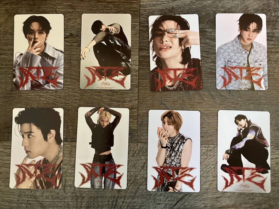 Photocards ATE Skz, Stray Kids Pc Dominate, Multiple Options ...