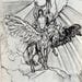 Original Mixed Drawing, Figure Painting, Gothic Room Decor, Wall Art ...