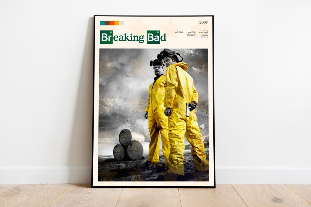 Breaking Bad Poster / Breaking Bad Print / Vintage Retro Print / Wall ...