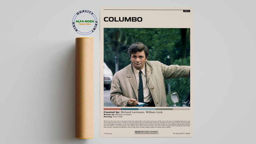 Columbo Poster: Detective TV Show Art (digital Download) - Etsy