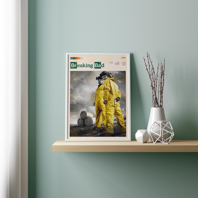 Breaking Bad Poster / Breaking Bad Print / Vintage Retro Print / Wall ...