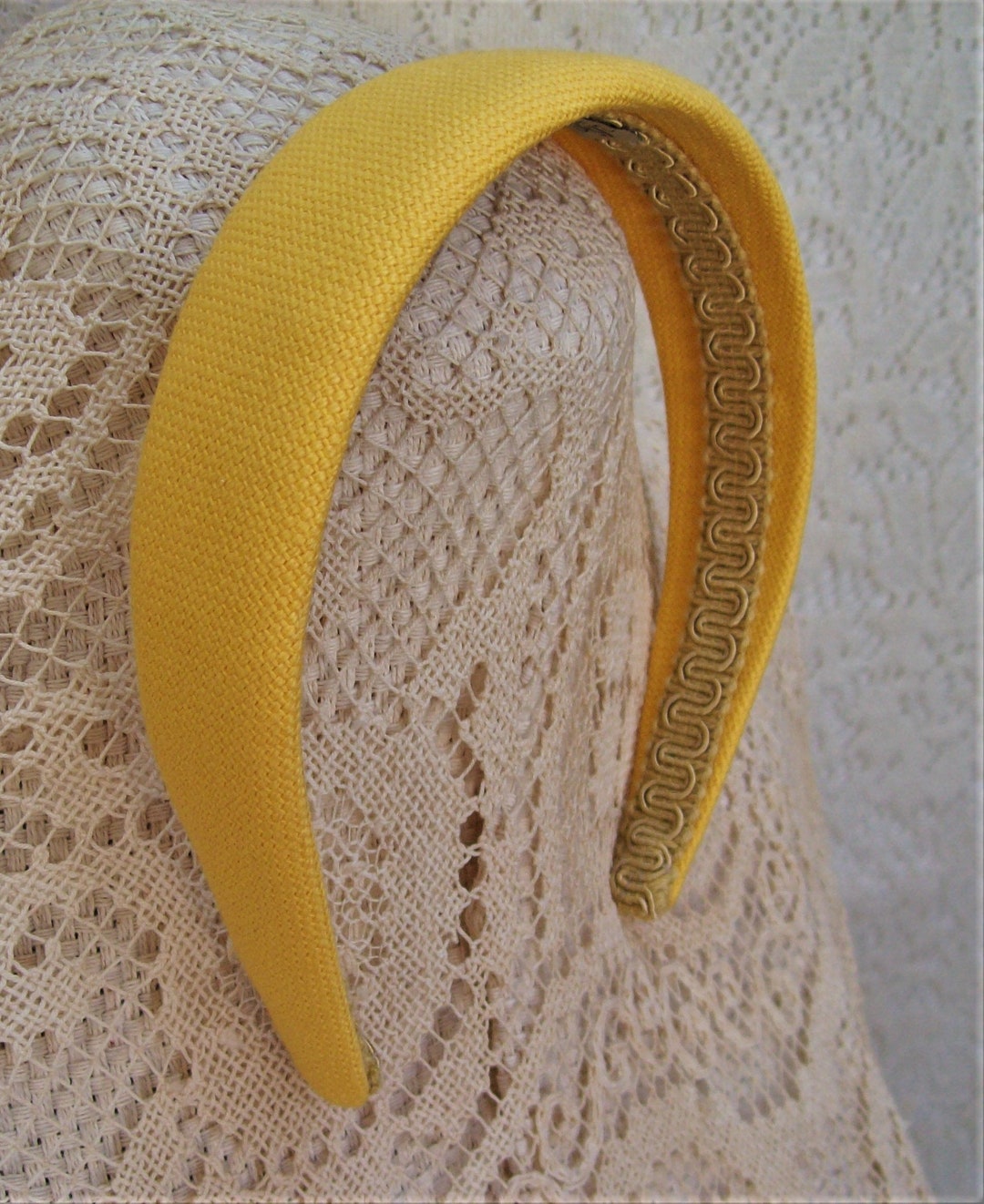 Plain Yellow Headband - Etsy