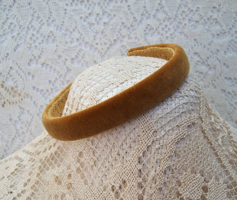 Narrow Velvet Headband Mustard - Etsy