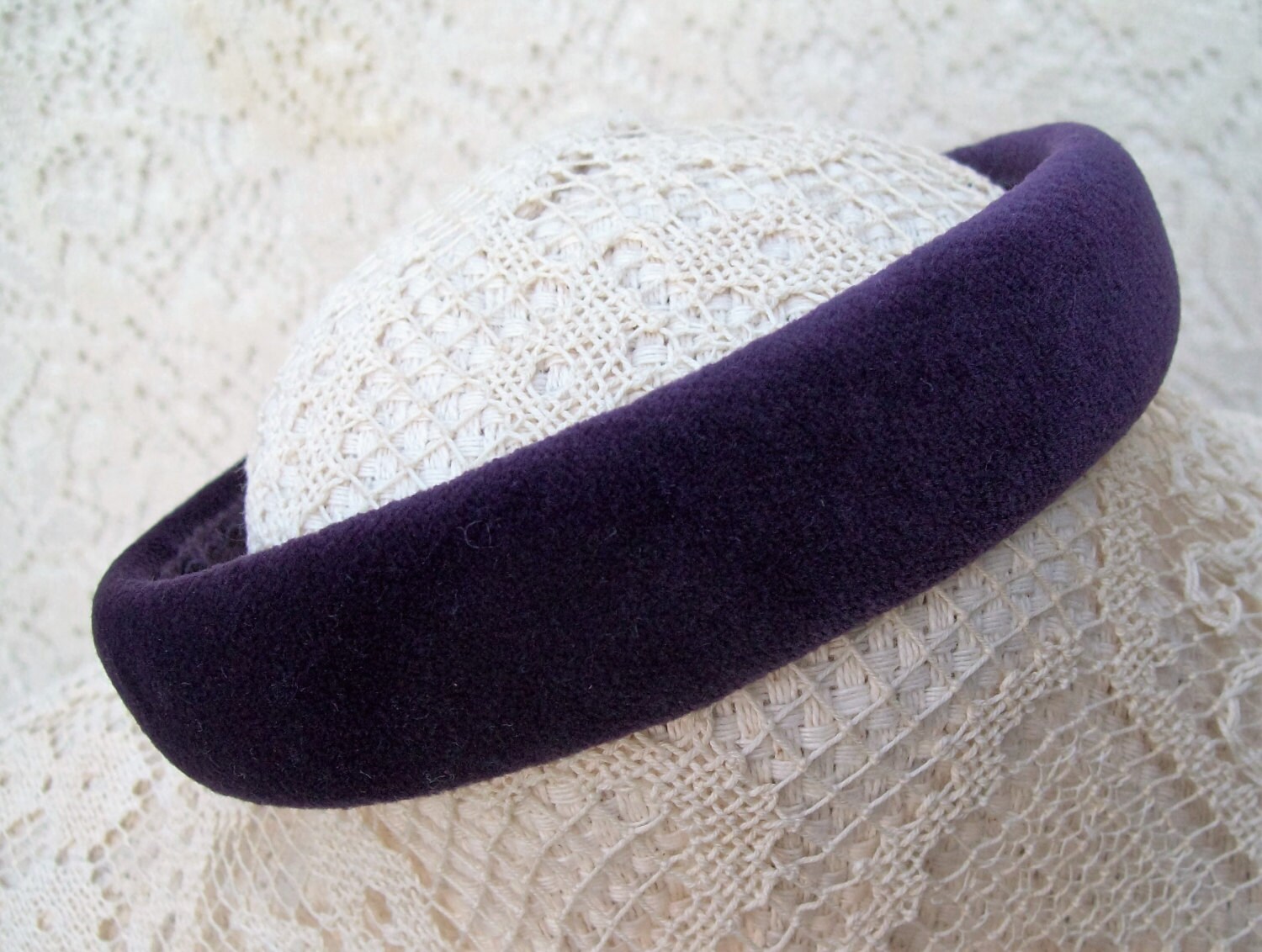 Velvet Headband Purple Plain - Etsy