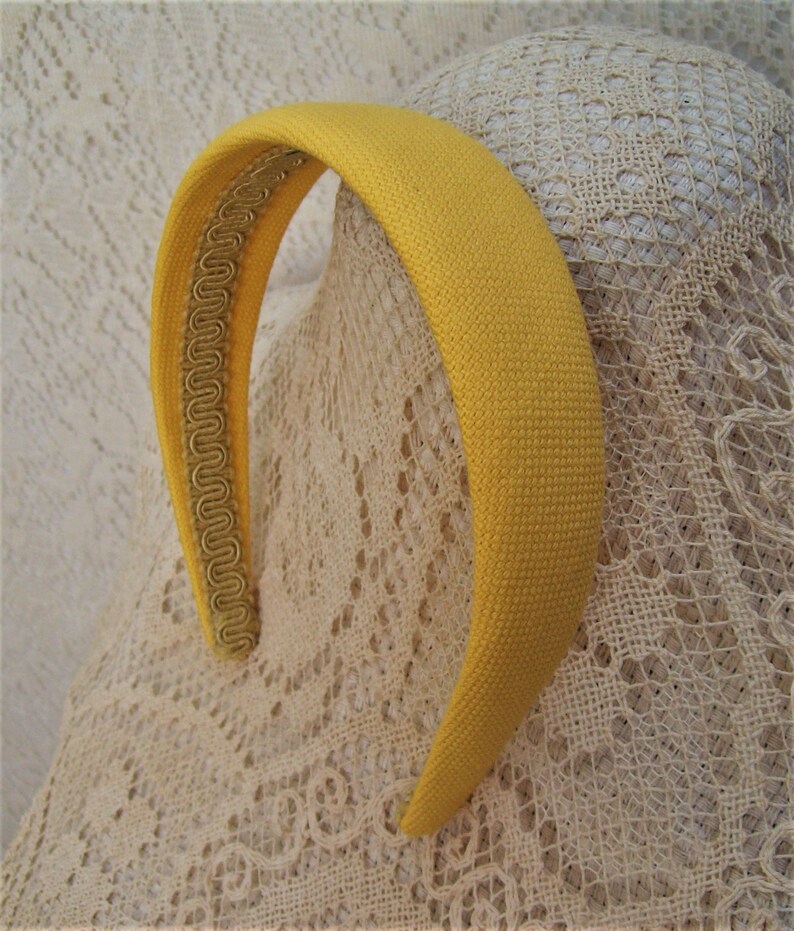 Plain Yellow Headband | Etsy