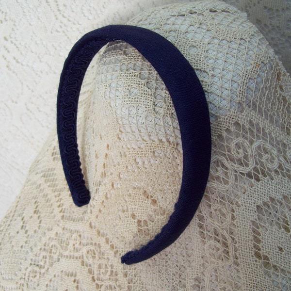 Navy Blue Headband - Etsy