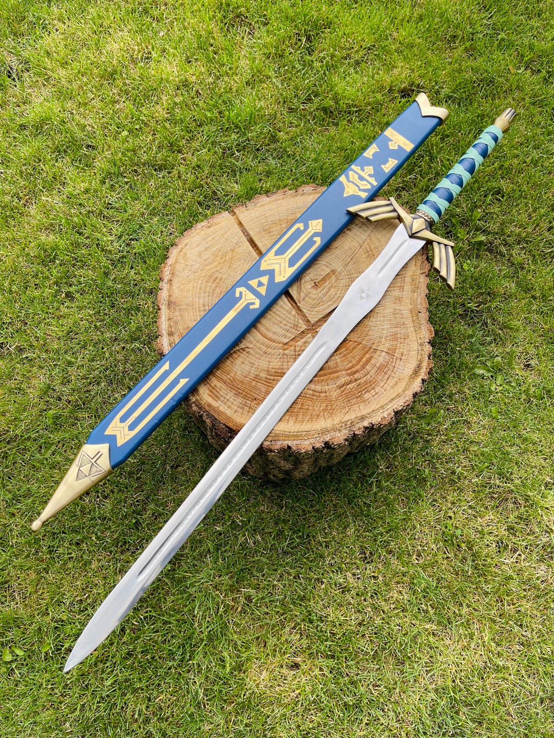 Legend of Zelda Master Sword Replica: Hand Forged Stainless Steel, Free ...
