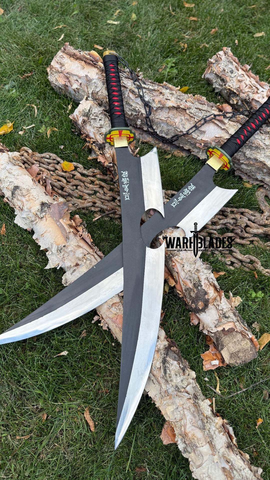 Uzui Tengen Katana Sword: Anime Cosplay Sword, Real Metal, 30 Inch - Etsy