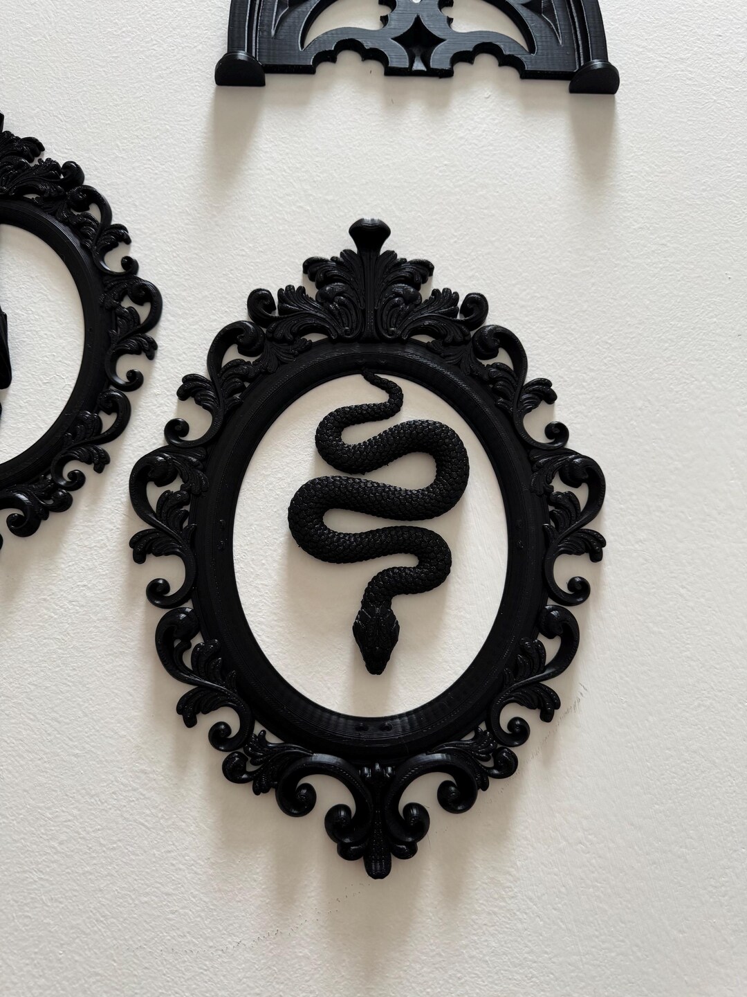 Victorian Gothic Snake Frame for Dark Art Prints | Baroque Style Gothic ...