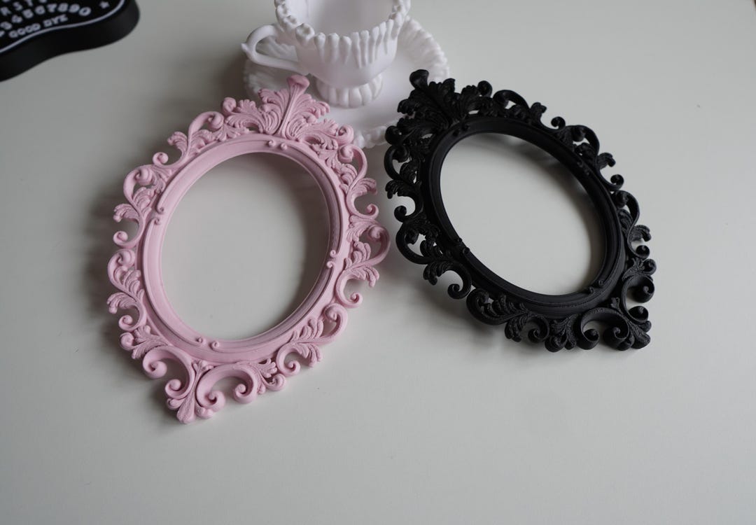 Black Ornate Frame. Baroque Frame. Gothic Frame. Pastel Goth. Gothic ...