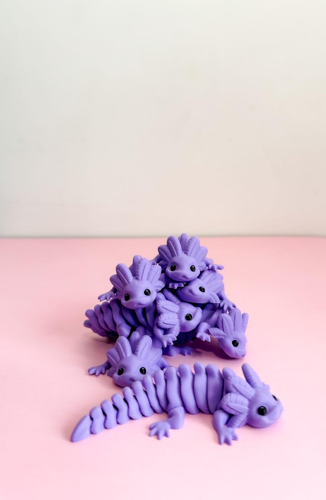 Mini Animals Mini Articulated Axolotl Toy Articulating Tiny Animals ...