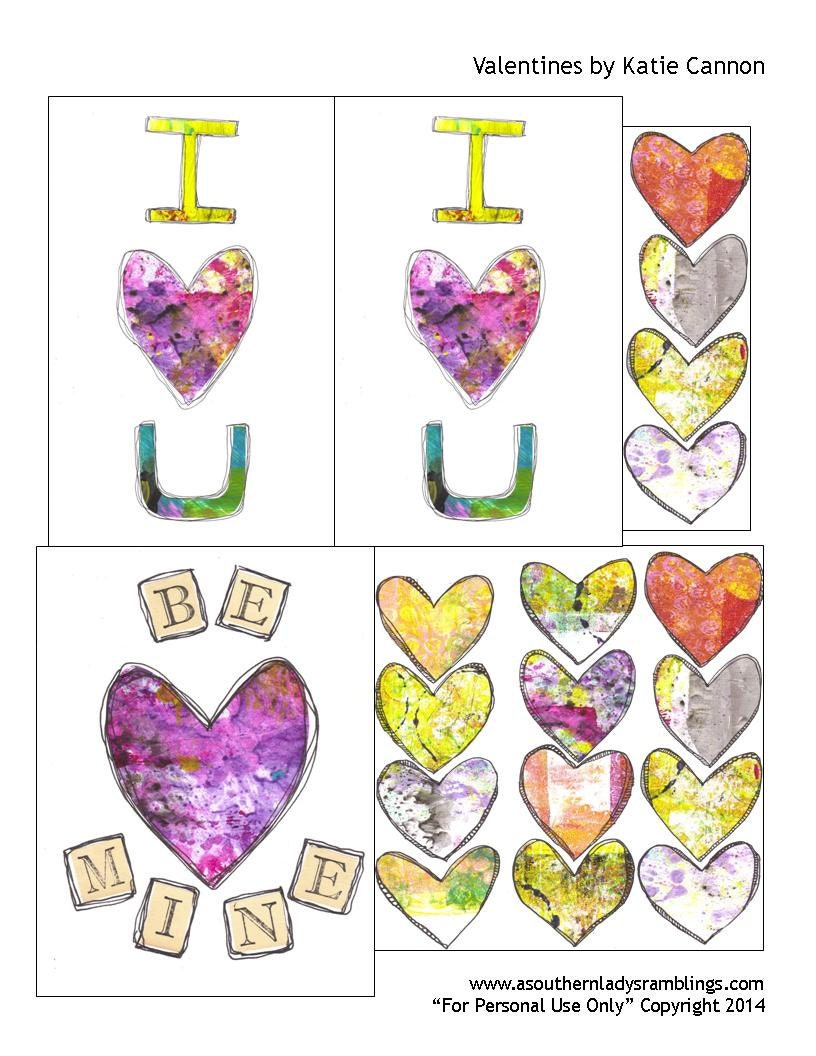 Hoja imprimible de San Valentín Art Journaling Ephemera Mixed - Etsy España