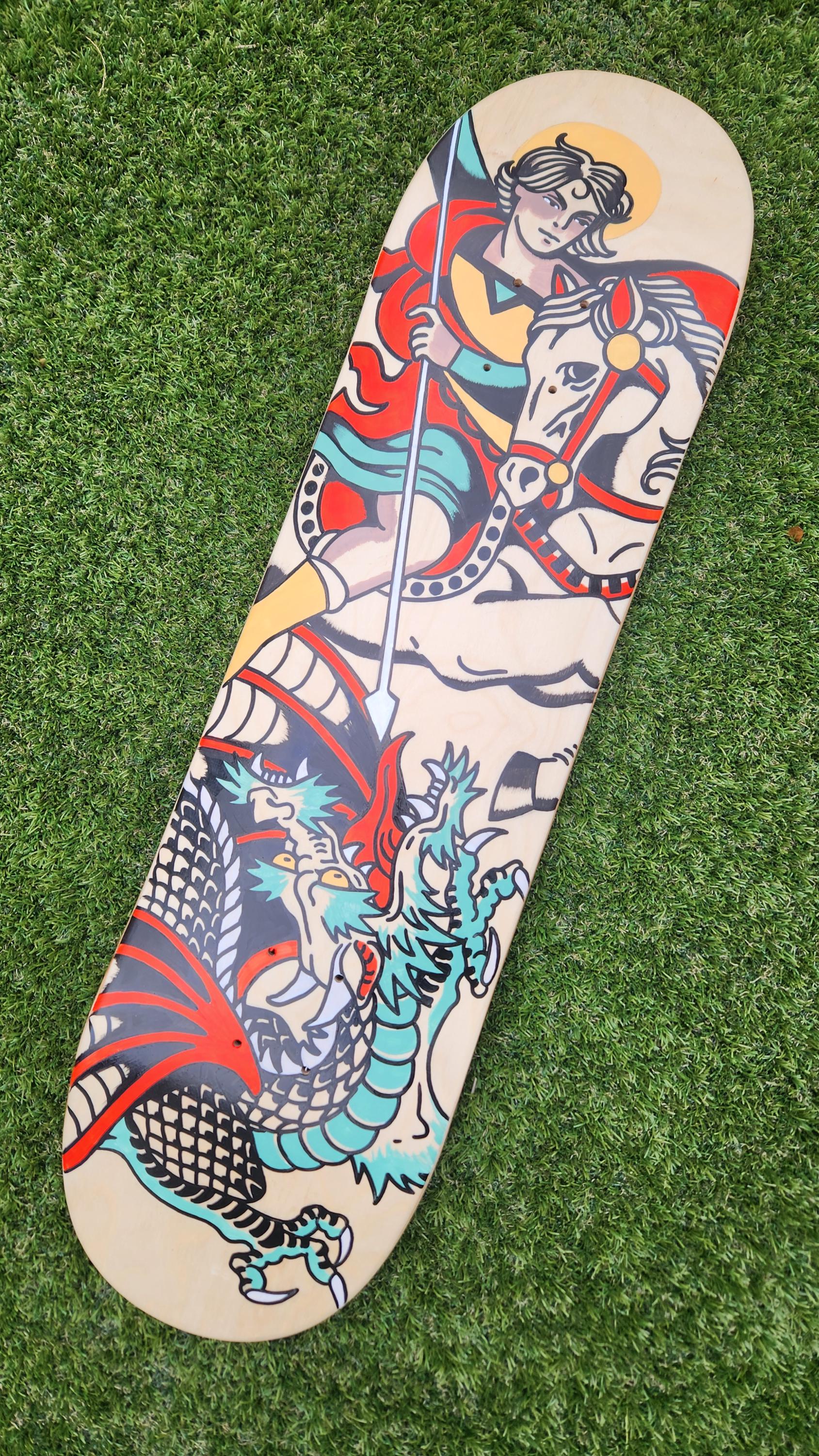 Custom Hand Painted Skate Decks - Etsy