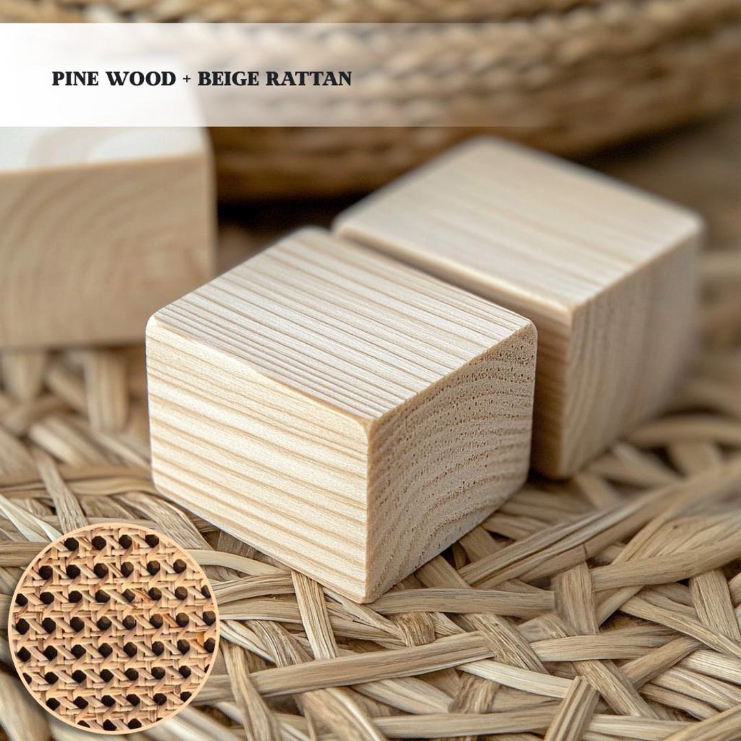 Pine Wood Sample Rattan Sample - Etsy