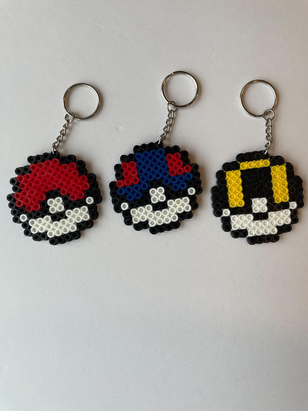 Pokeball Keychains - Etsy