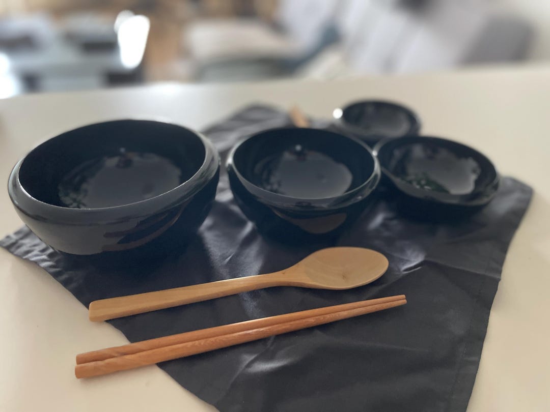 Lacquered Wooden Monk's Oryoki Bowl Set - Etsy