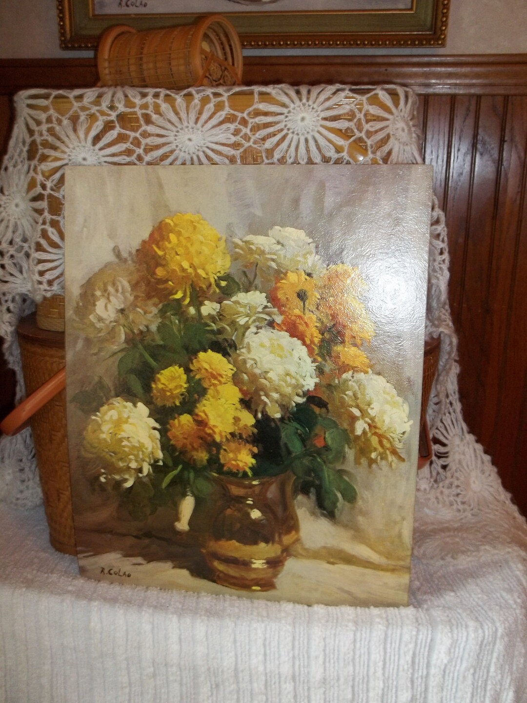 Vintage R. Colao Print - Etsy