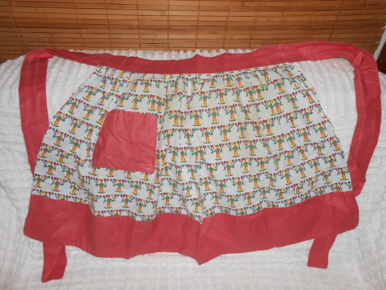 Cute Vintage 60s Apron | Etsy