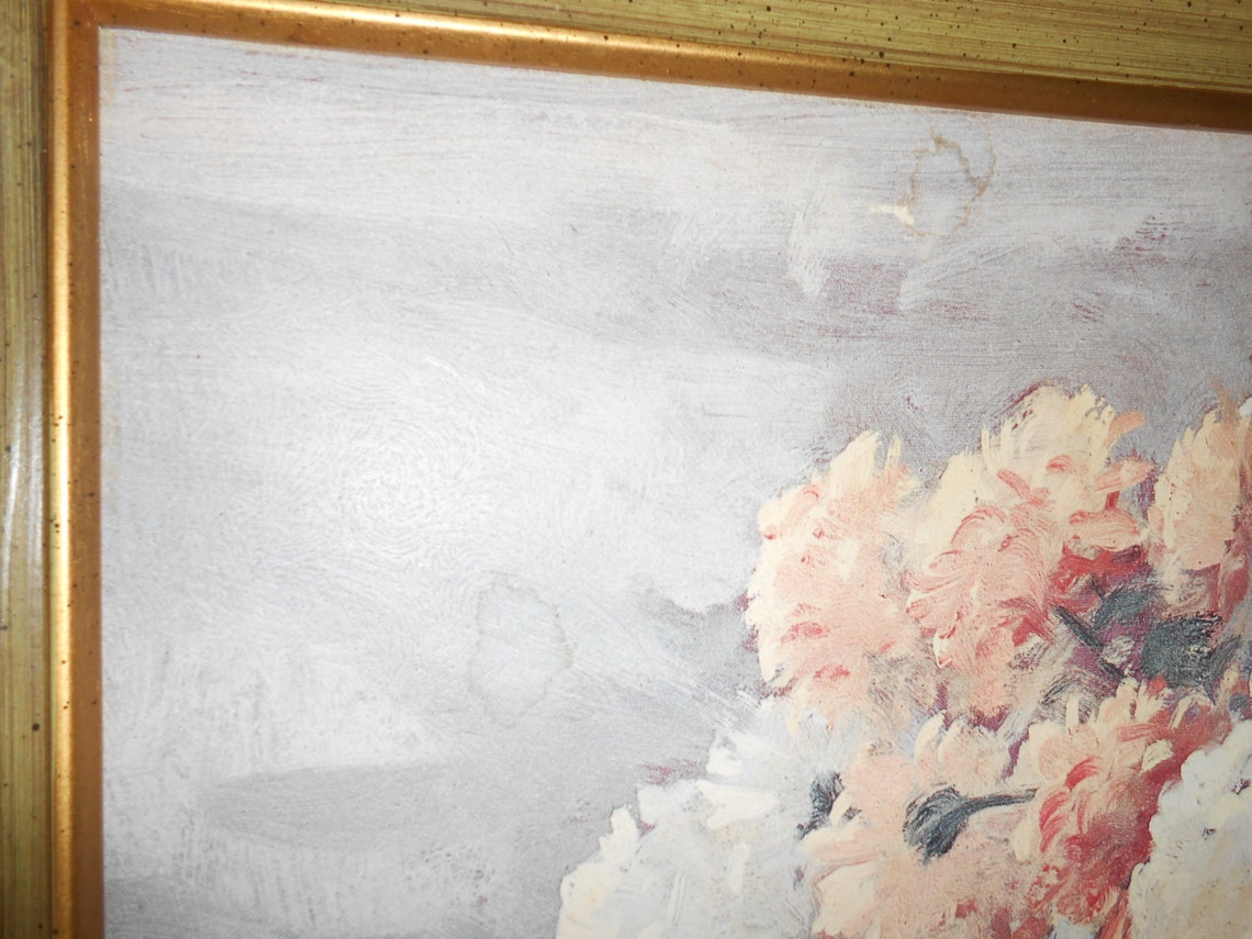 Vintage R. Colao Print With Beautiful Frame - Etsy