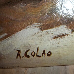 Vintage R. Colao Print - Etsy