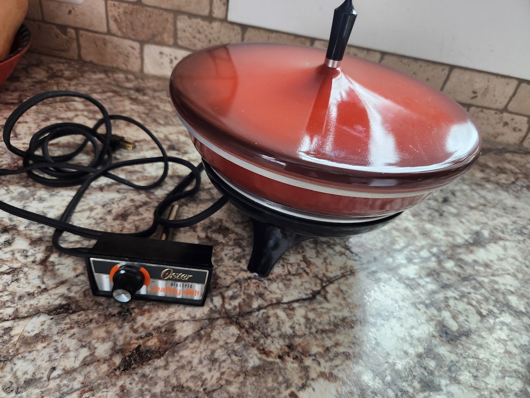Vintage Oster Buffet Electric Chafing Dish, Small Electric Frying Pan ...
