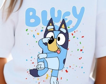 DTF Transfer Sheet, Bluey Dog, Ready to Press - Etsy