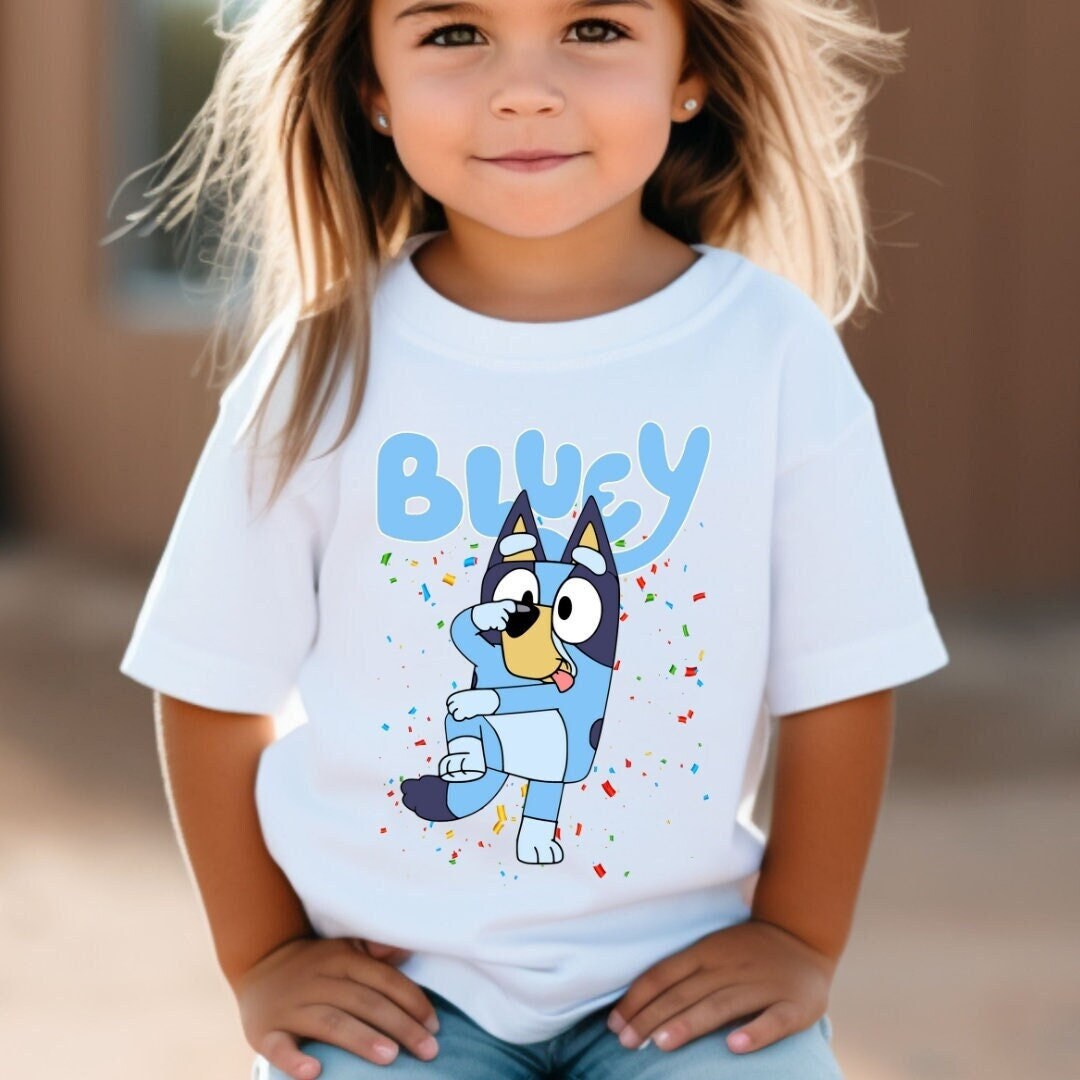 DTF Transfer Sheet, Bluey Dog, Ready to Press - Etsy