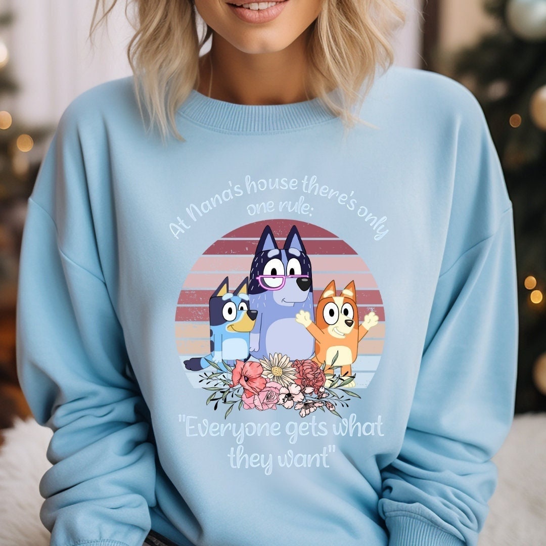 DTF Transfer Sheet, Bluey Dog, Ready to Press - Etsy