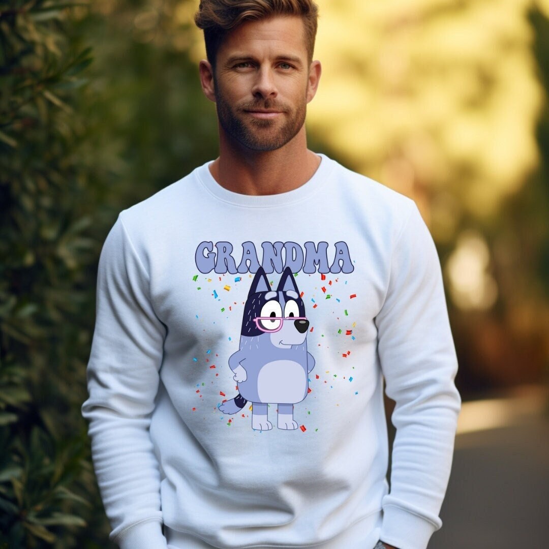 DTF Transfer Sheet, Bluey Dog, Ready to Press, Grandma - Etsy