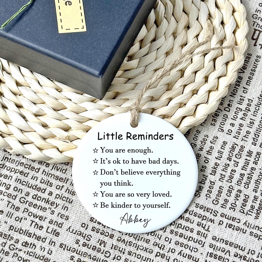 Custom Little Reminders Ornament, Reminder Gift for Kid, Little ...