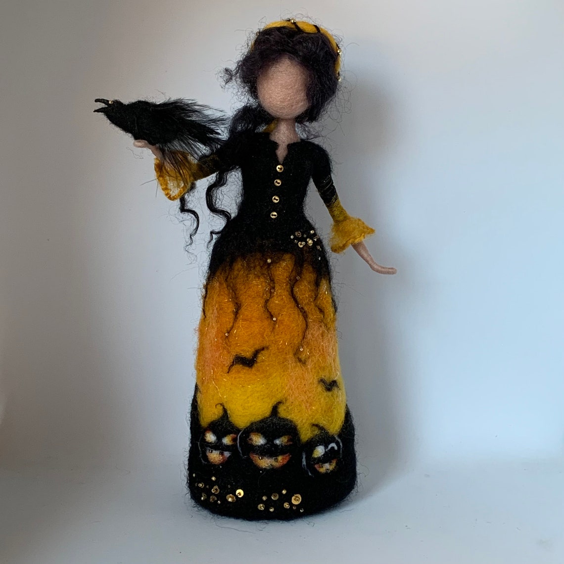 Needle Felted Witch, Waldorf Inspired, Felted Witch, Witch, Halloween ...
