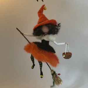 Needle Felted Witch, Waldorf Inspired, Felted Doll, Felted Witch, Witch ...
