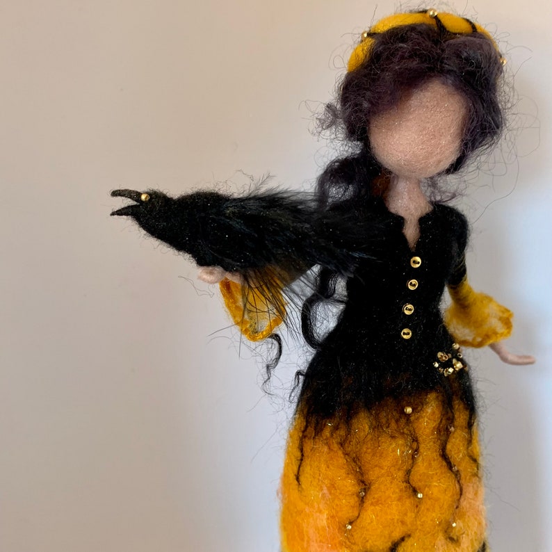 Needle Felted Witch, Waldorf Inspired, Felted Witch, Witch, Halloween ...