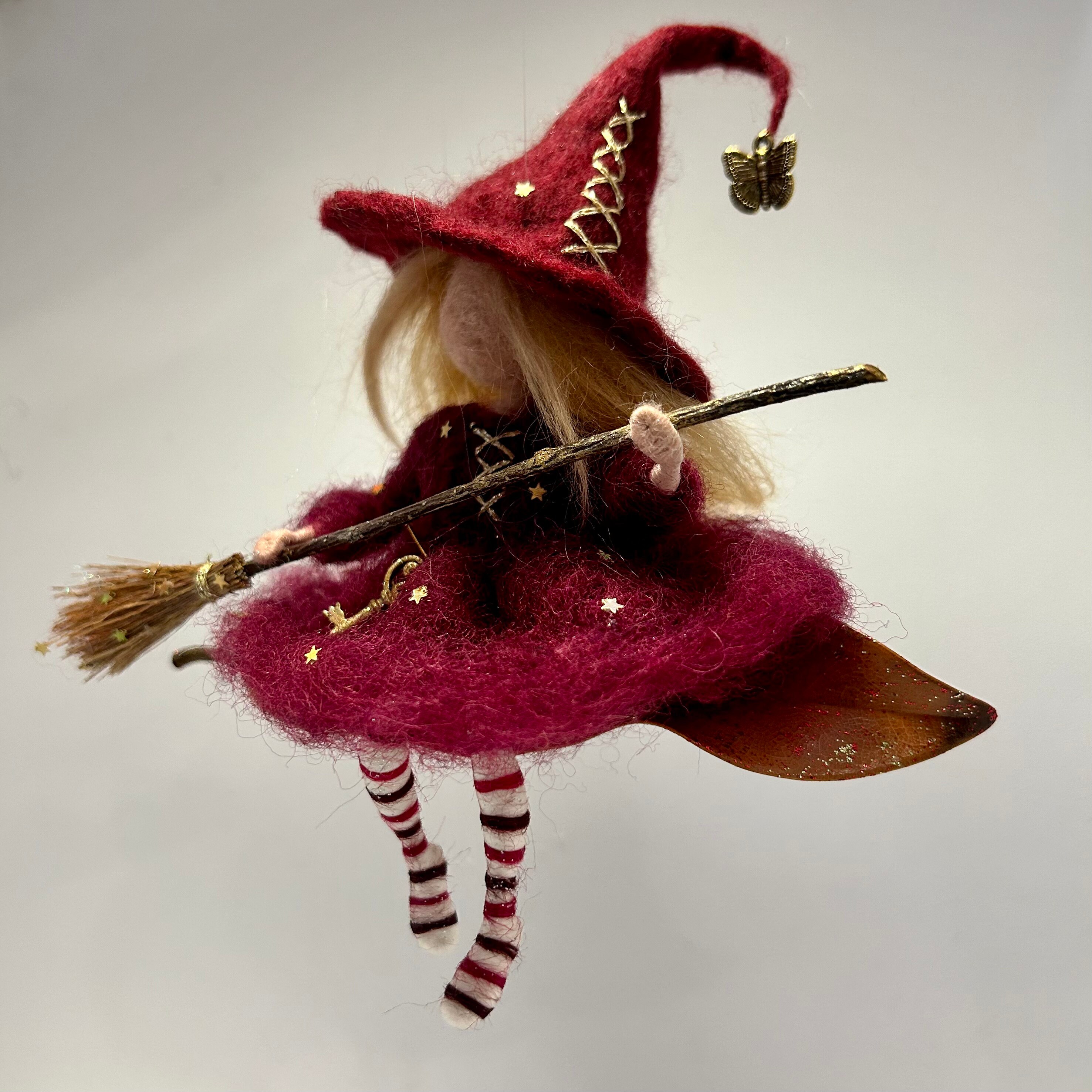 Needle Felted Witch, Waldorf Inspired, Felted Doll, Felted Witch, Witch ...