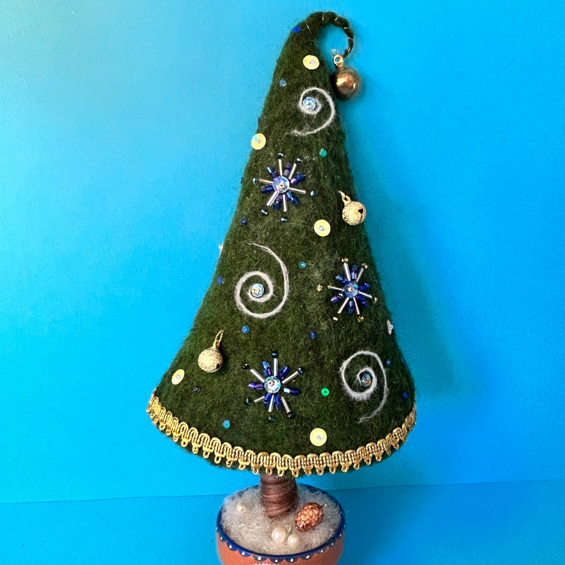 Needle Felted Christmas Tree, Christmas Gift, Christmas Tree, Christmas ...