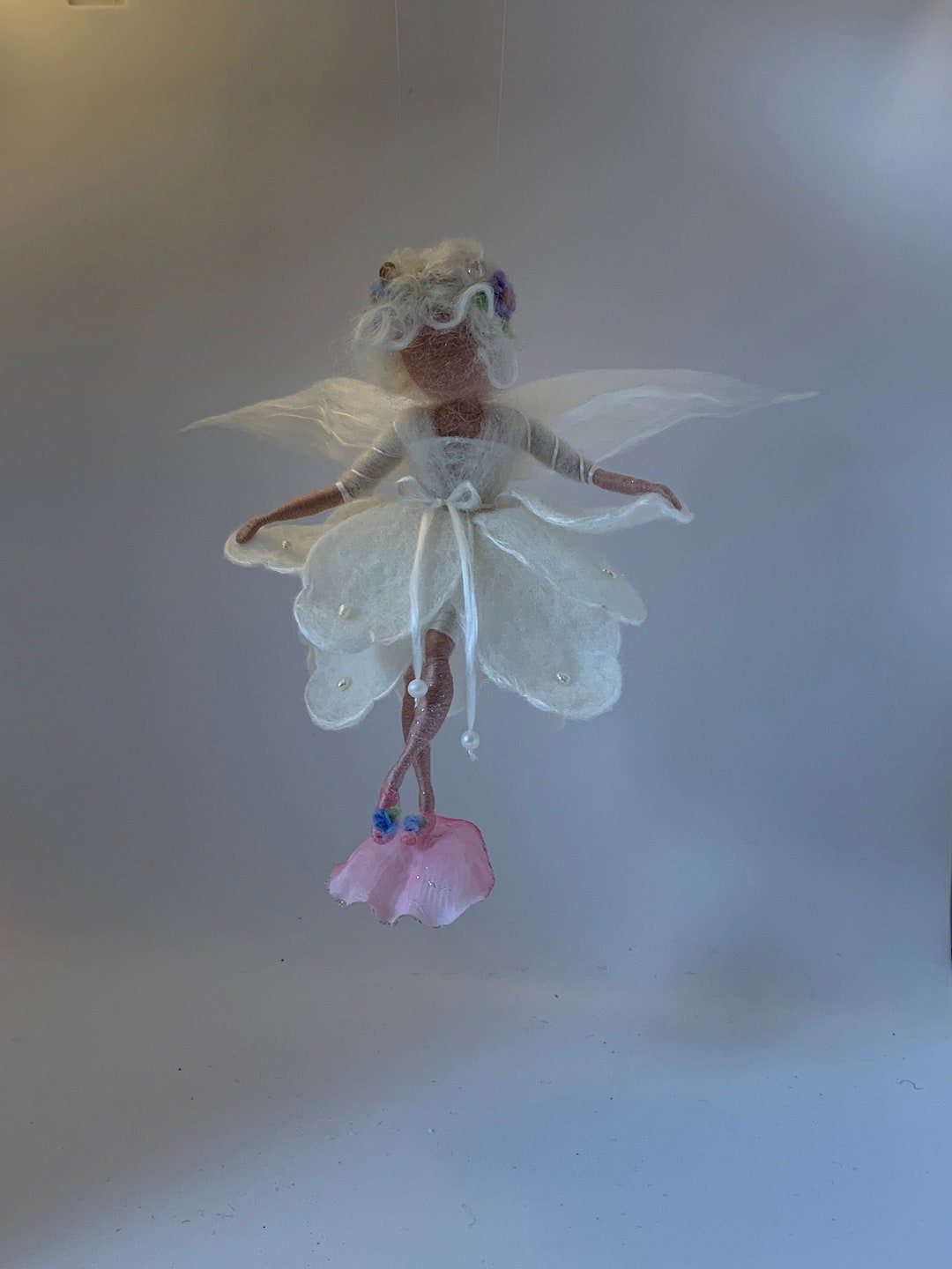 Needle Felted Fairy, Waldorf Inspired, Felted Fairy, Wool Fairy, Wool ...