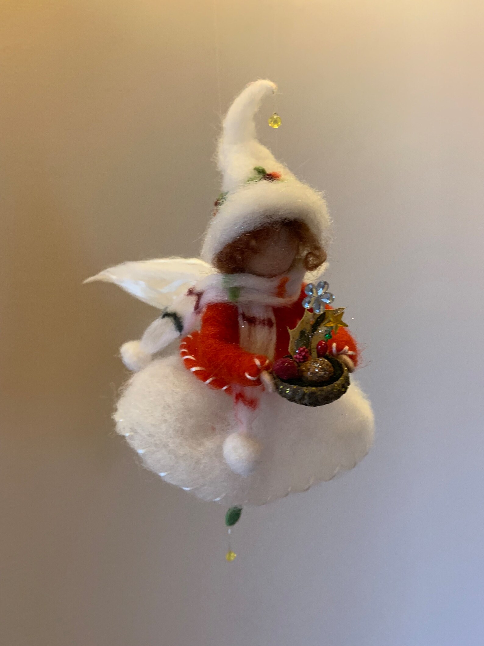 Needle Felted Angel, Waldorf Inspired, Felted Angel, Felted Fairy ...