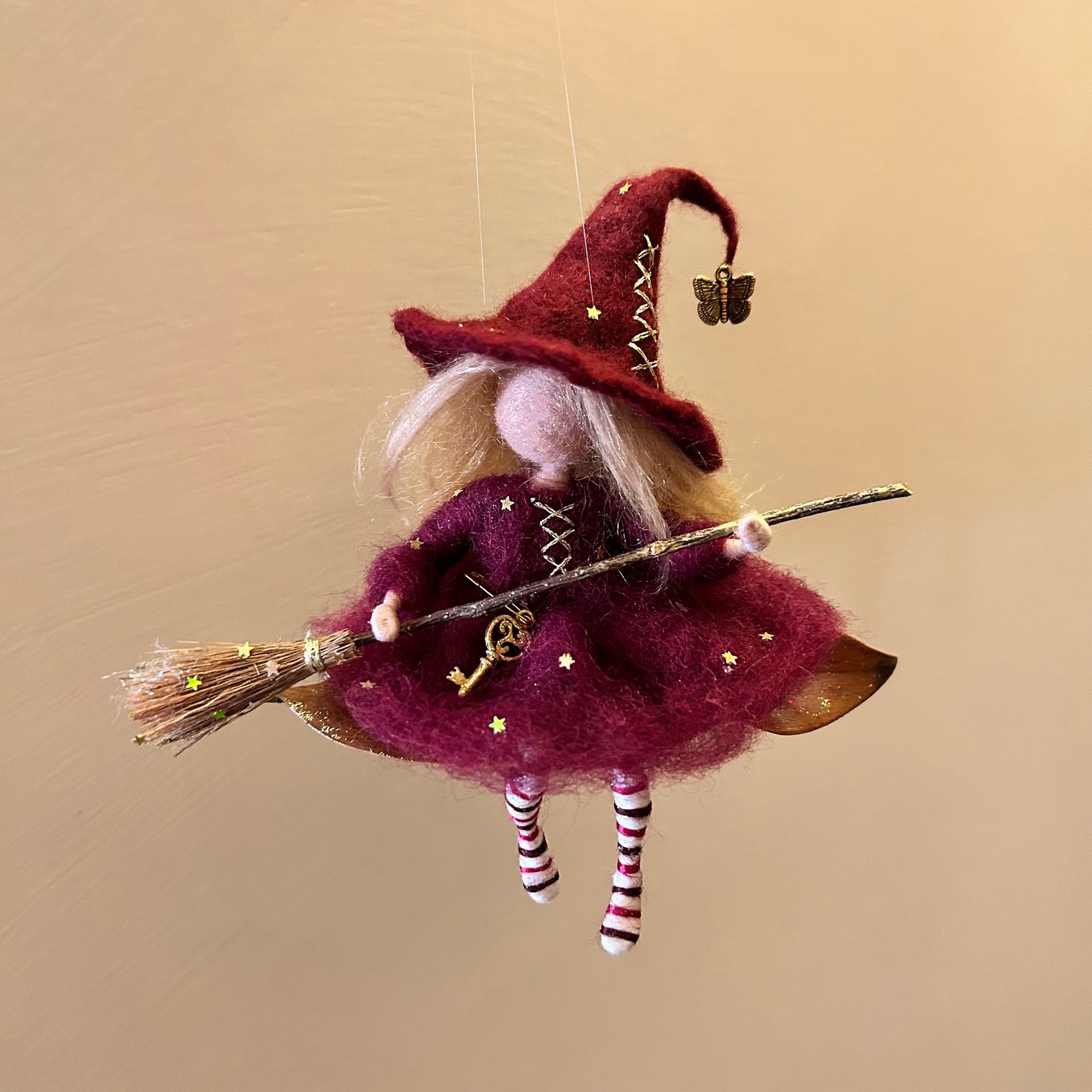 Needle Felted Witch, Waldorf Inspired, Felted Doll, Felted Witch, Witch ...