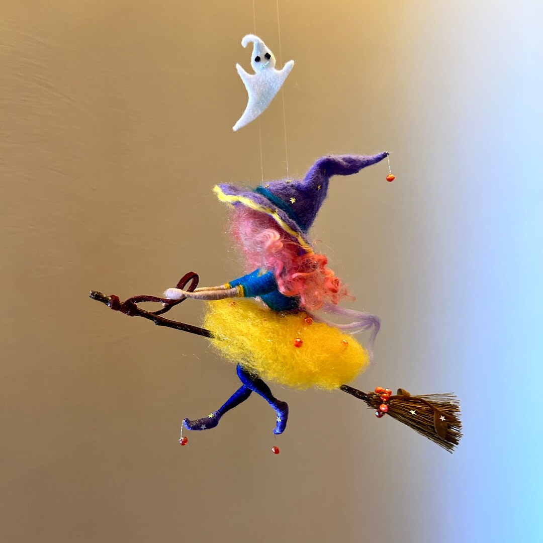 Needle Felted Witch, Waldorf Inspired, Felted Doll, Felted Witch, Witch ...