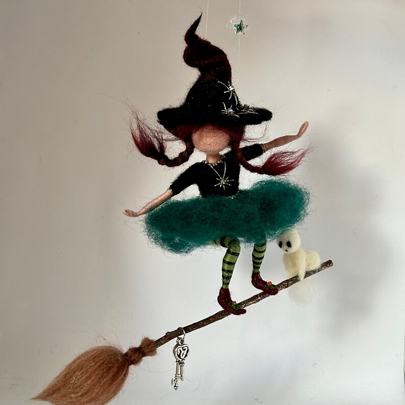 Needle Felted Witch, Waldorf Inspired, Felted Doll, Felted Witch, Witch ...