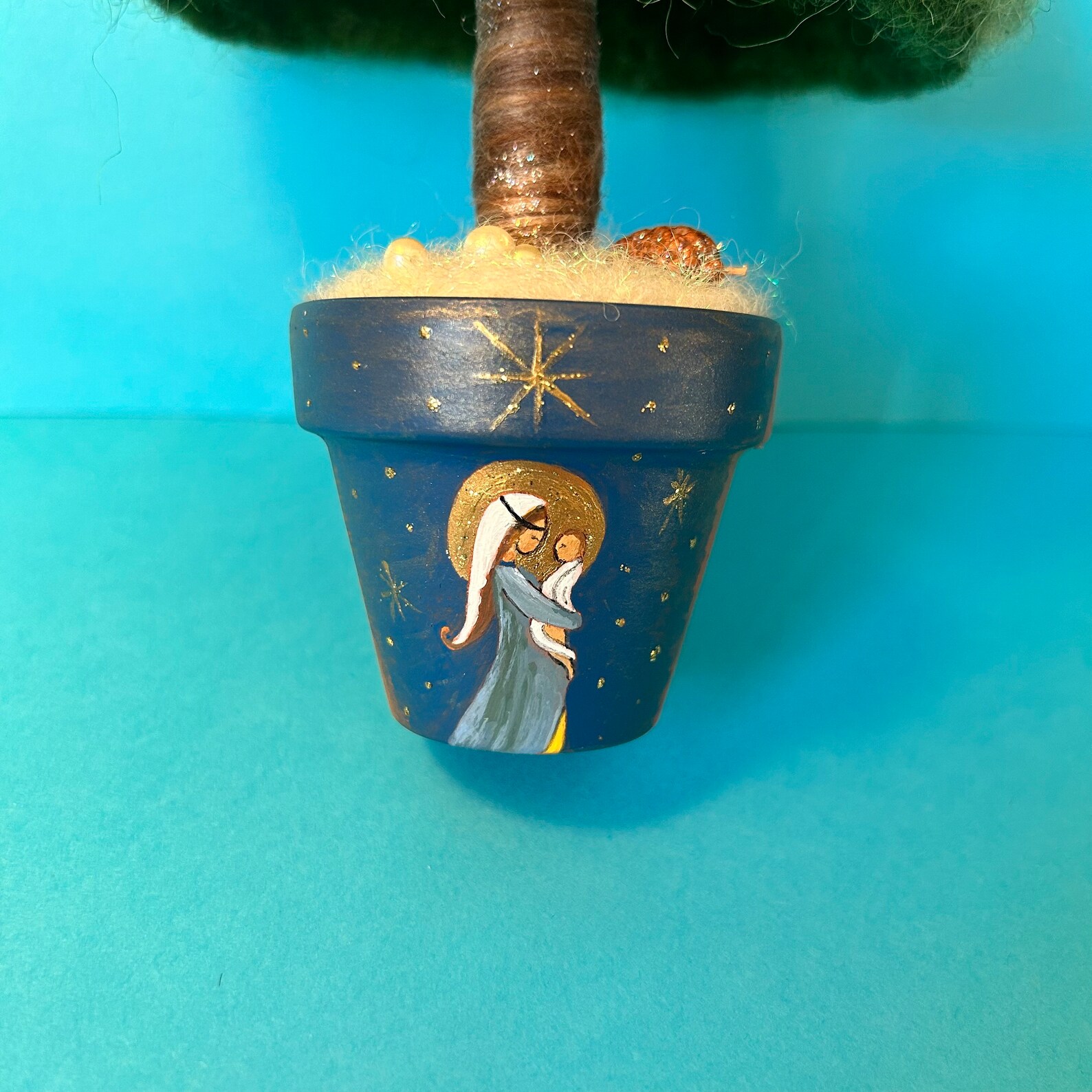 Needle Felted Christmas Tree, Christmas Gift, Christmas Tree, Christmas ...