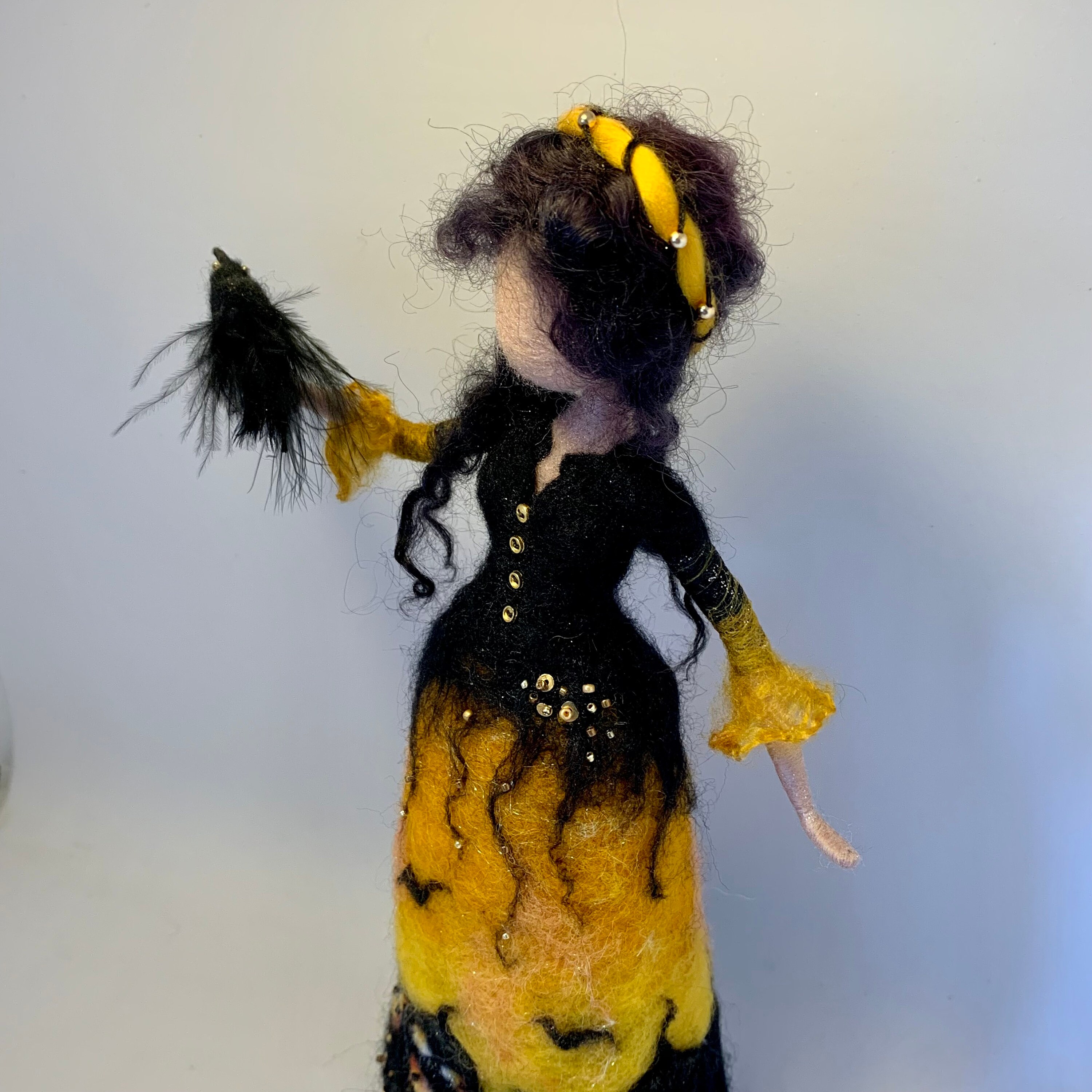 Needle Felted Witch, Waldorf Inspired, Felted Witch, Witch, Halloween ...